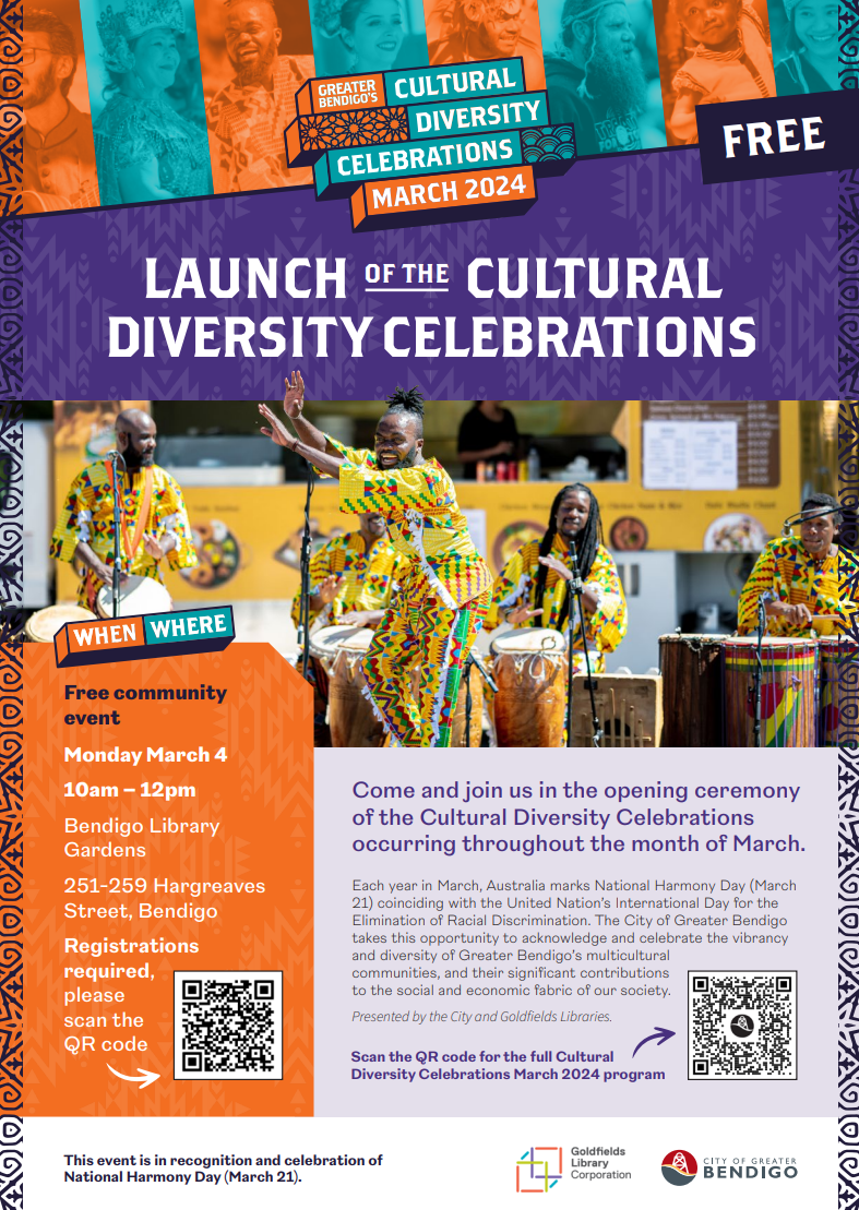 Launch of the Cultural Diversity Celebrations | Connect Greater Bendigo