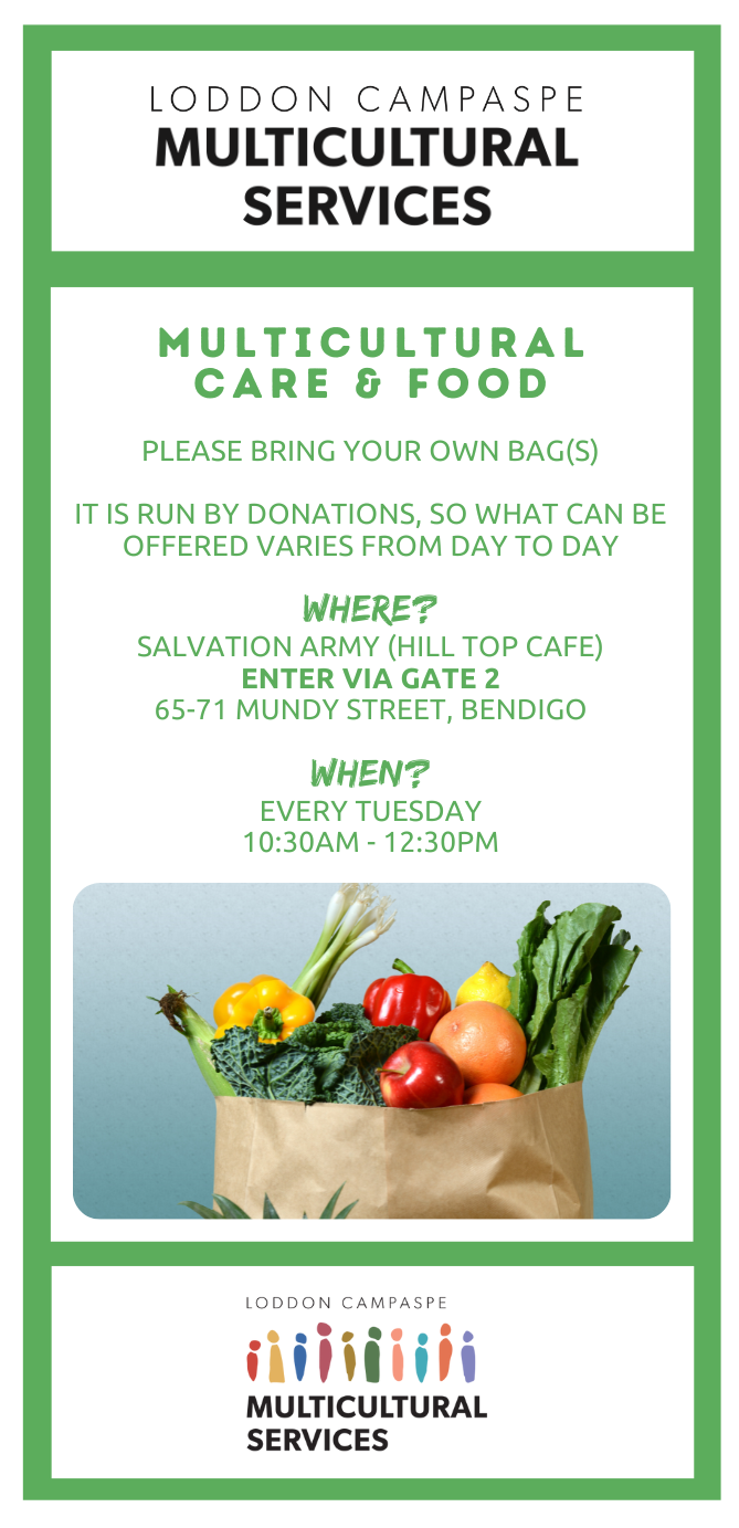 Multicultural Care and Food | Connect Greater Bendigo
