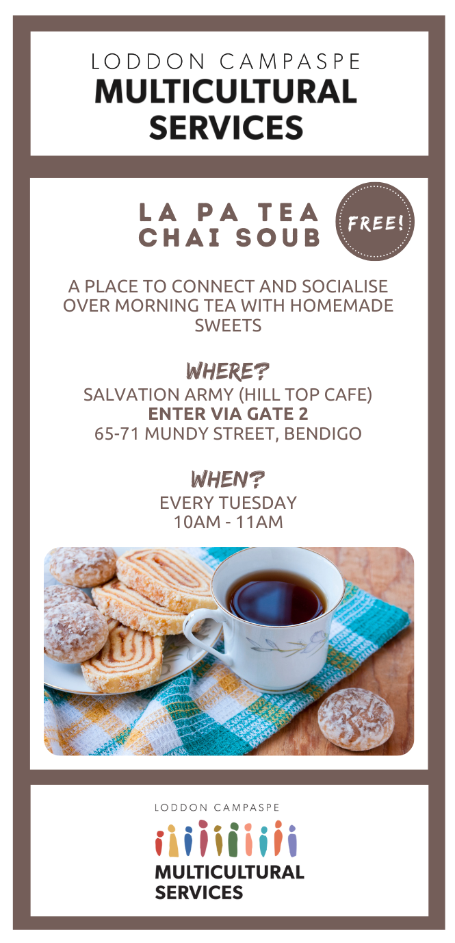 La Pa Tea Chai Soub | Connect Greater Bendigo
