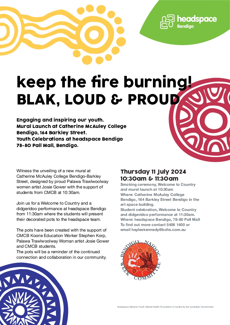 Bendigo NAIDOC Week 2024: Engaging & Inspiring our Youth: Mural Launch ...